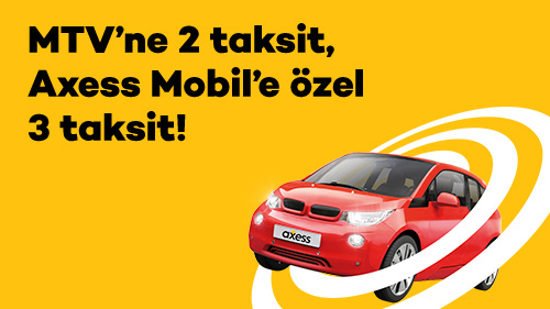 MTV'ne 2 taksit, Axess Mobil'e özel 3 taksit! | Axess